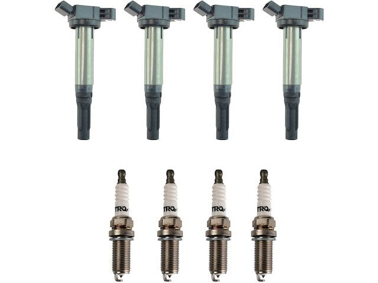 T.RQ Ignition Coil and Spark Plug Kit, 2009-2015 Toyota Venza, 2.7L 4-Cylinder, 8 Piece ...