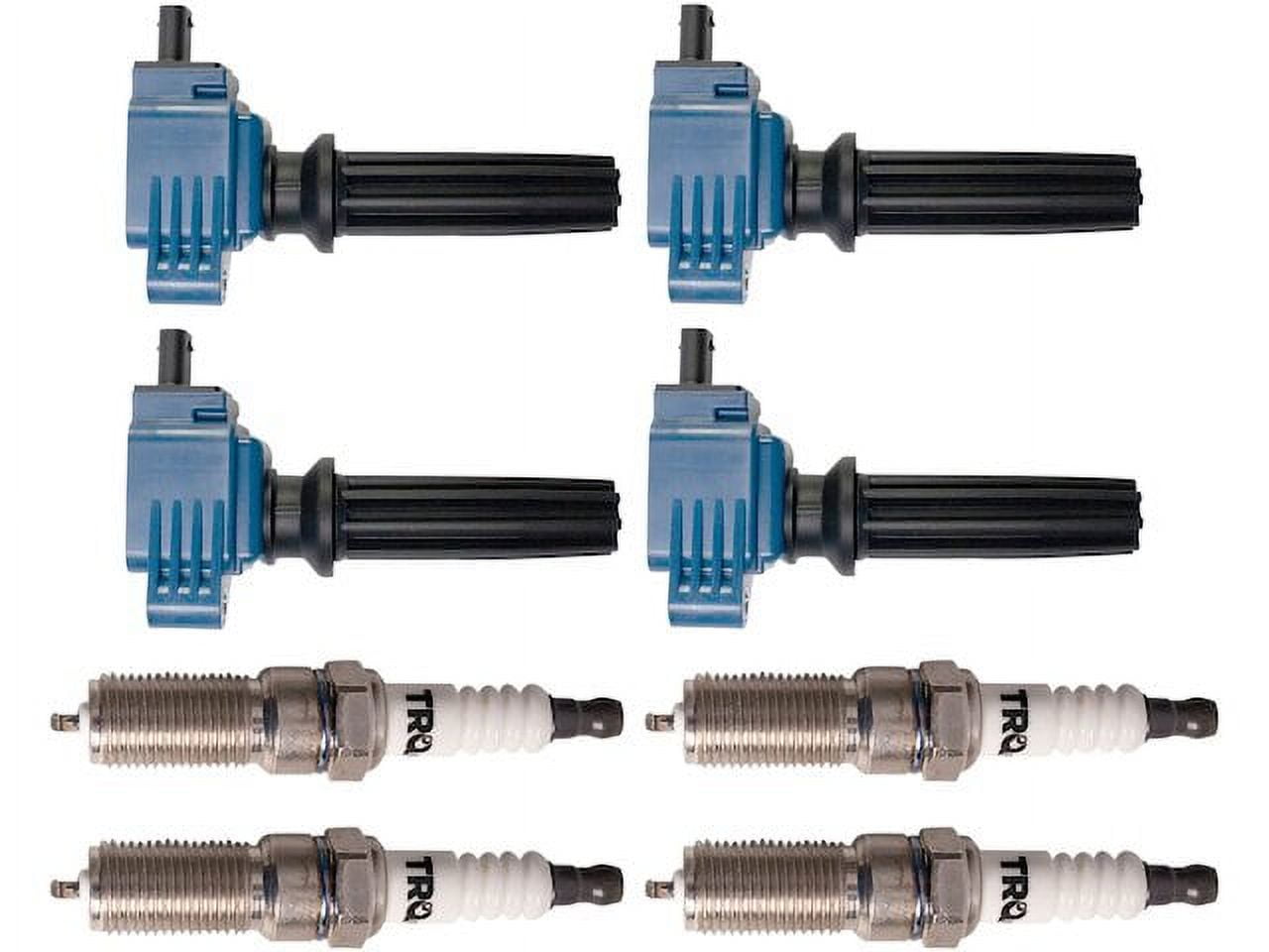 T.RQ Ignition Coil and Spark Plug Kit, 8 Piece, Compatible with Ford ...