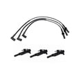 T.RQ Ignition Coil and Spark Plug Wire Set, 4 Piece Kit, Compatible ...