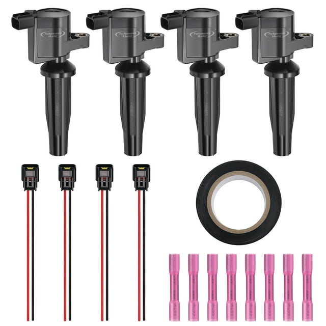 Ignition Coils & Pigtail Wiring Harness Fits Ford Focus Mazda 3 Mercury ...