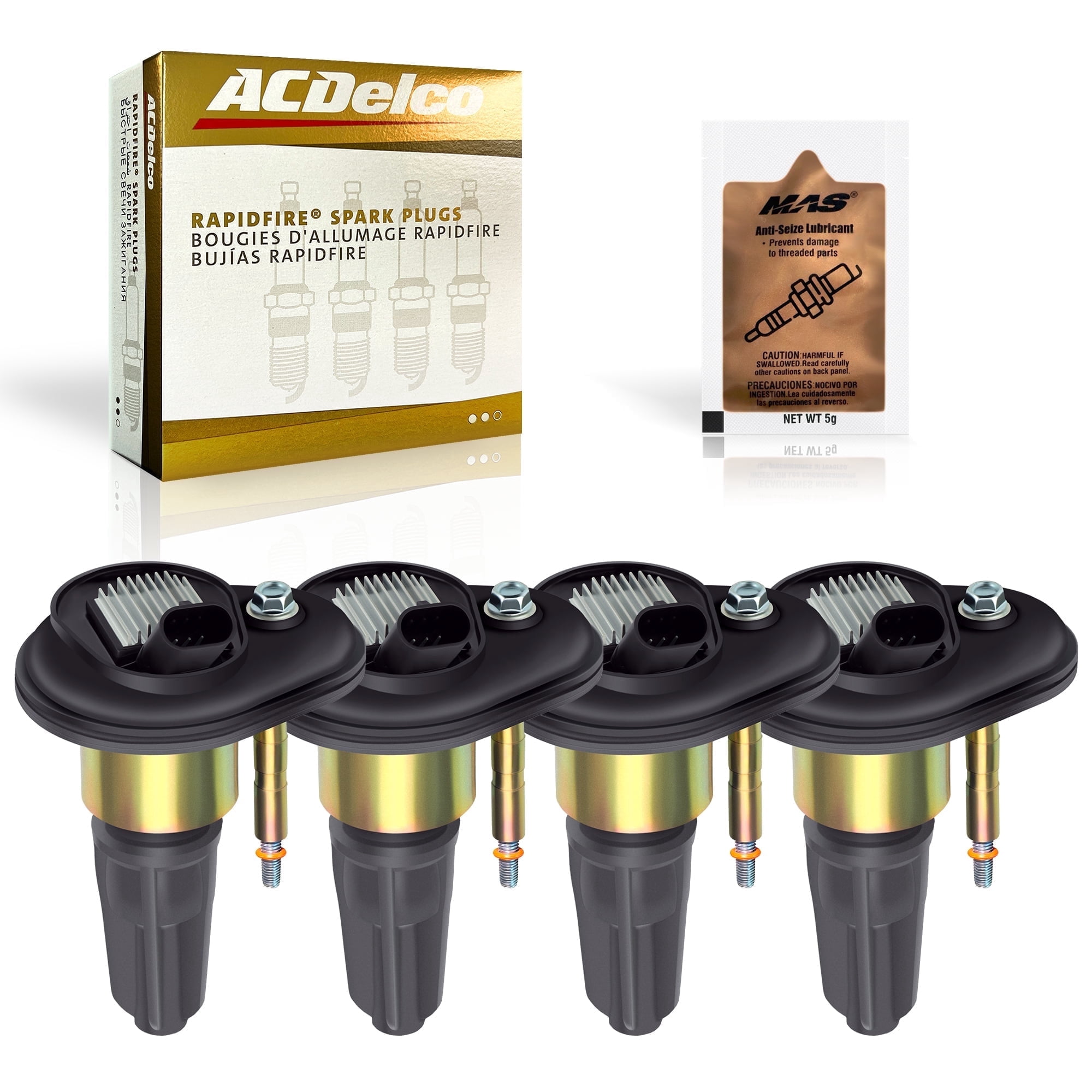 UF303 Ignition Coils & ACDelco Spark Plugs for Chevy Trailblazer GMC ...