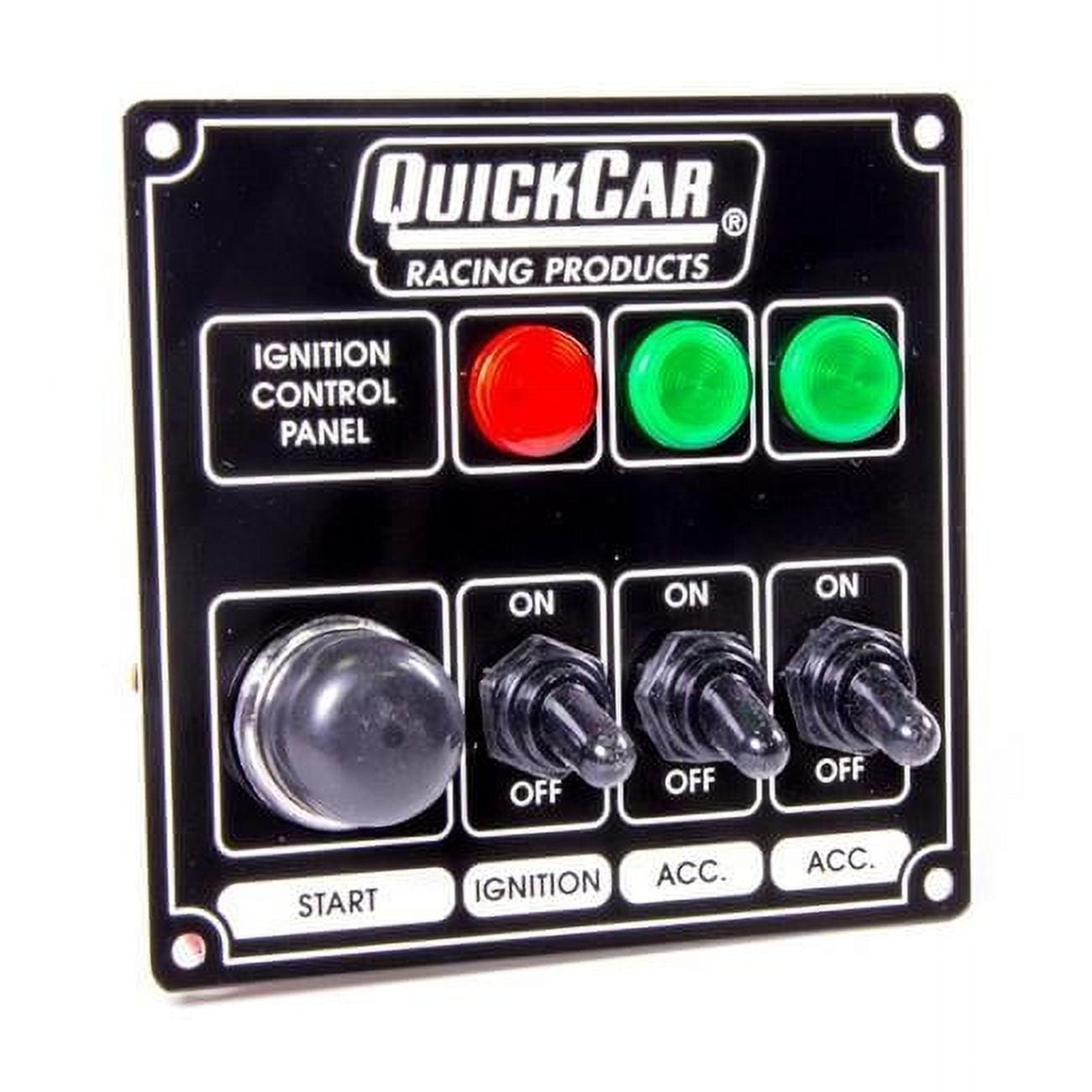 Ignition Control Panel with Two Accessory Switches - Warning Lights ...