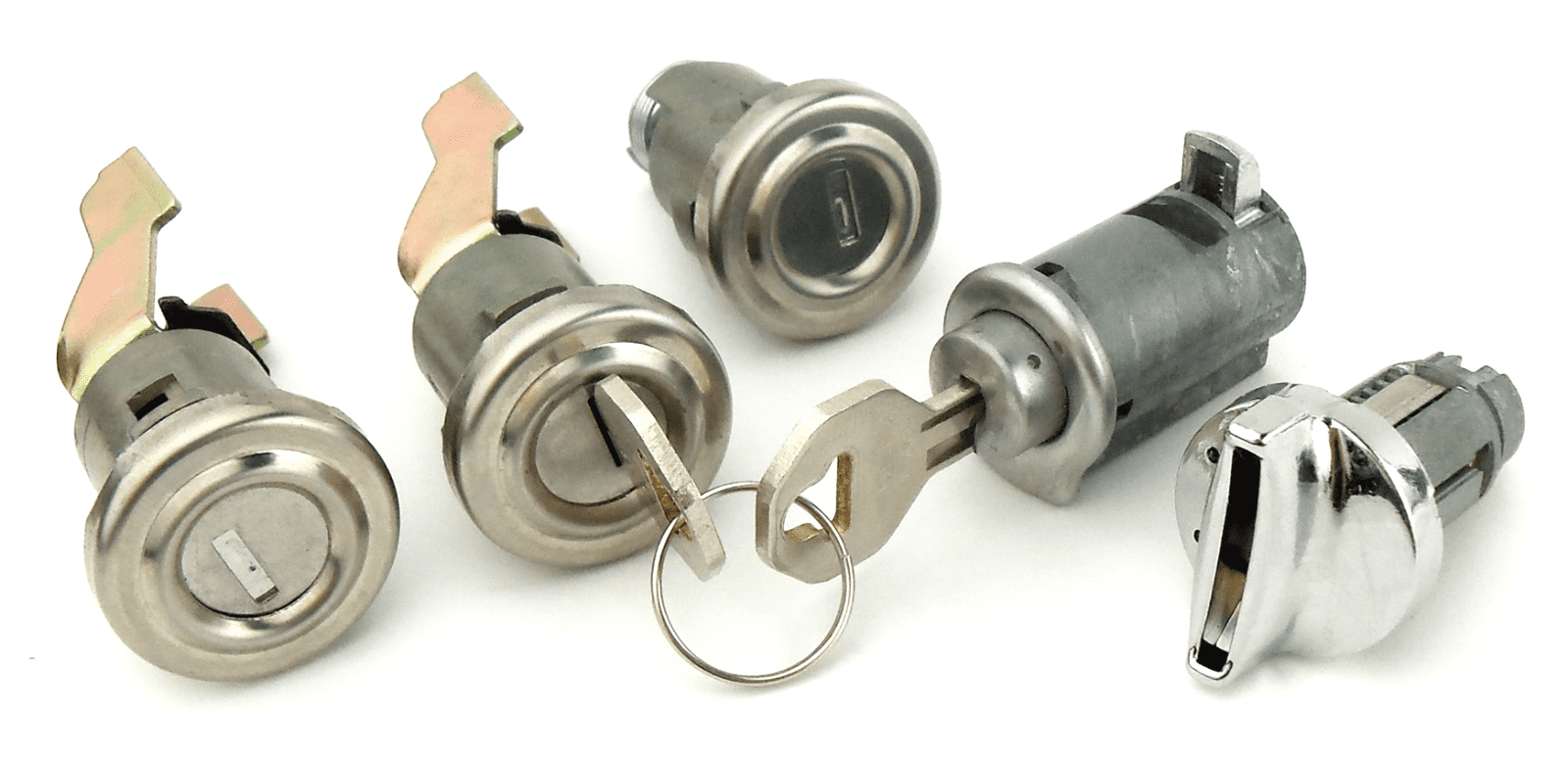 Ignition Door Glovebox Trunk Lock Set 1957 Chevy Bel Air 150 210 2 Door ...