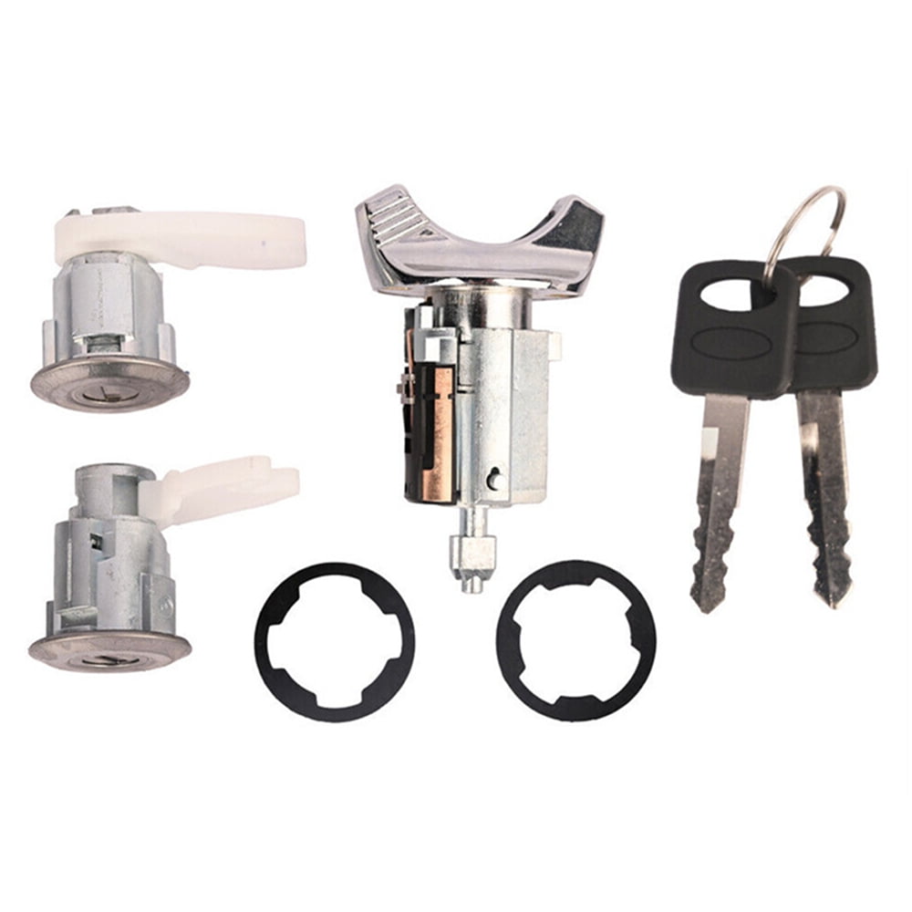 Ignition Door Lock Cylinder Set Accessories For Ford Bronco F150 F250 ...