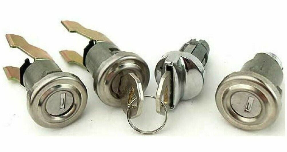Ignition Door Trunk Lock Set 1956 Bel Air 2 Door Hardtop/Convertible ...