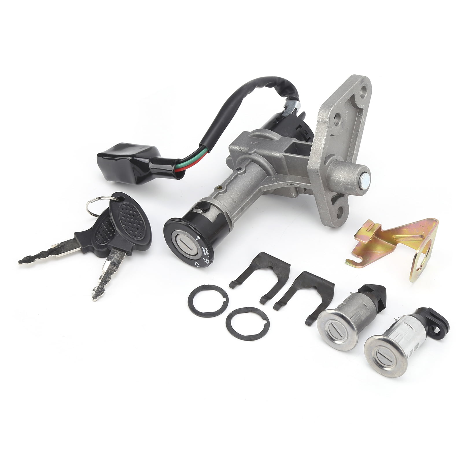 Ignition Key Kit for Chinese Scooter, Universal Fitment 4 Stroke Engine GY6, High Quality Made ...