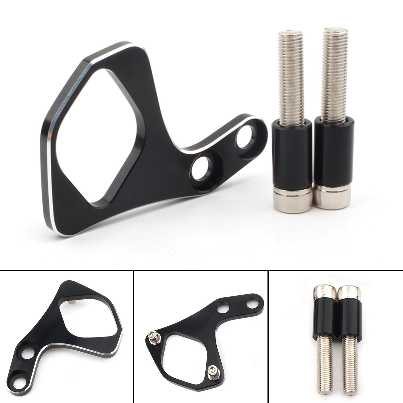 Ignition Key Relocation Bracket Black B For Tr Bonneville Scrambler ...