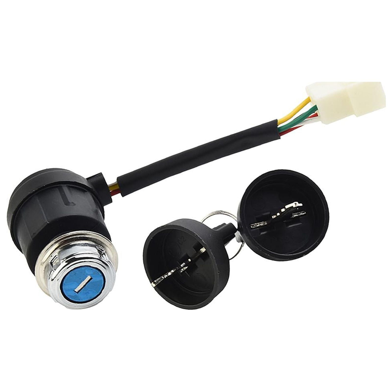 Ignition Key Switch 5 Pin for 50-250cc Motorcycle ATV - Walmart.com