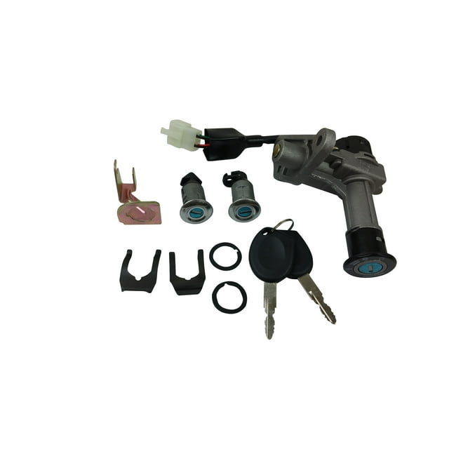 Ignition Key Switch Set 4 Wire 150cc GY6 Moped Scooter Taotao Roketa ...
