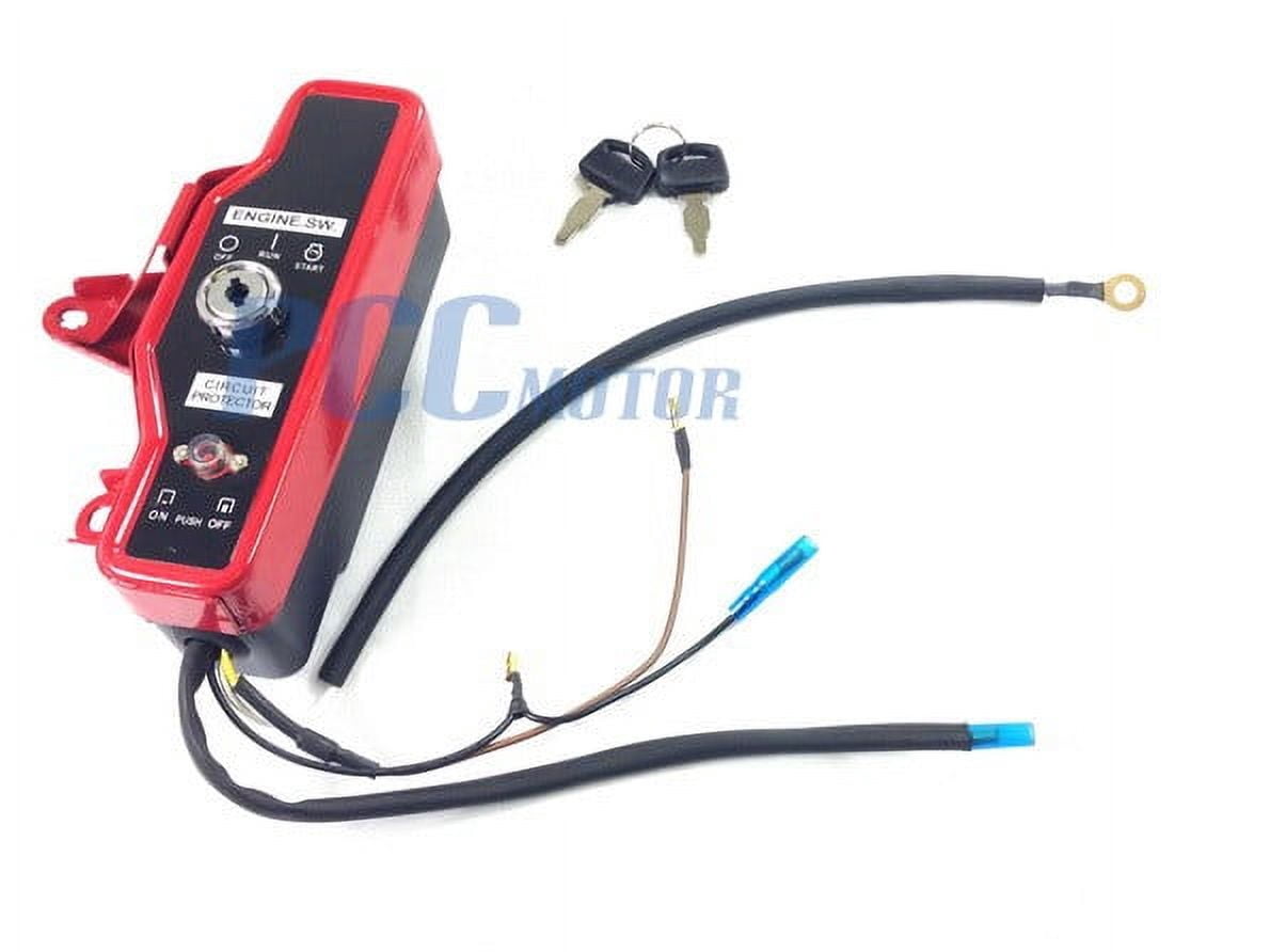 Ignition Key Switch w/ Keys GX160 5.5HP GX200 6.5HP Gas Engine KS36 ...