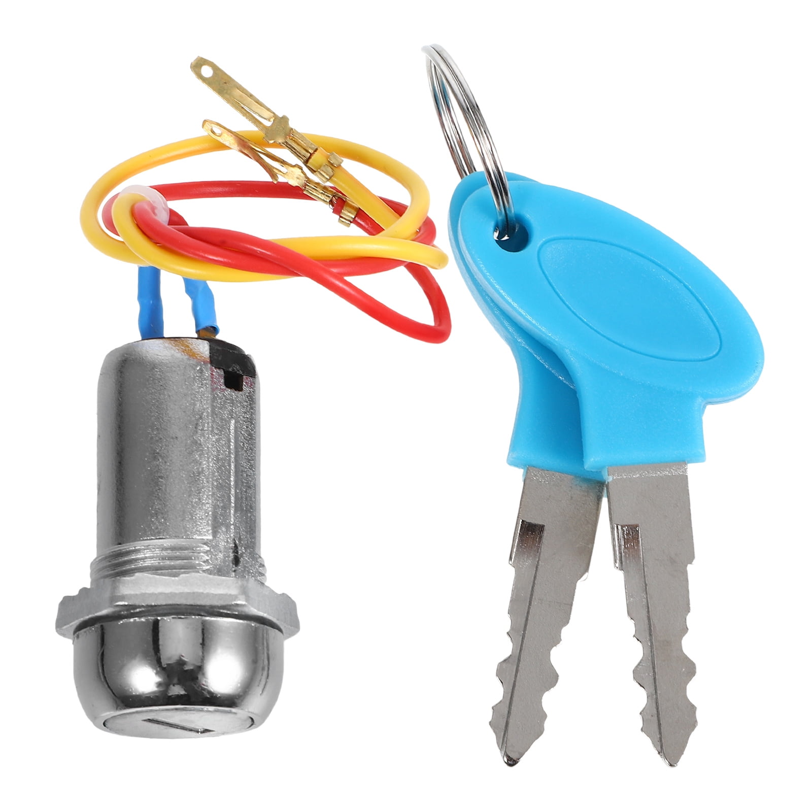 ADDHAT Multi-Color Iron and Rubber Ignition Switch with Key for ATV and ...