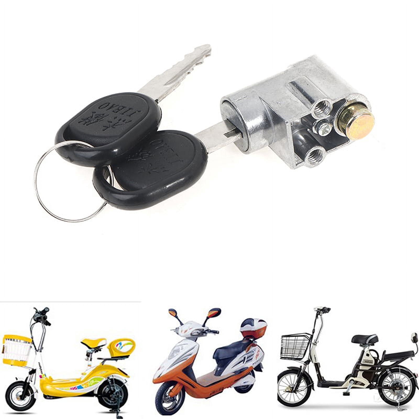 Ignition Lock Battery Pack Box Lock + 2 Keys For Motorcycle Scooter E ...