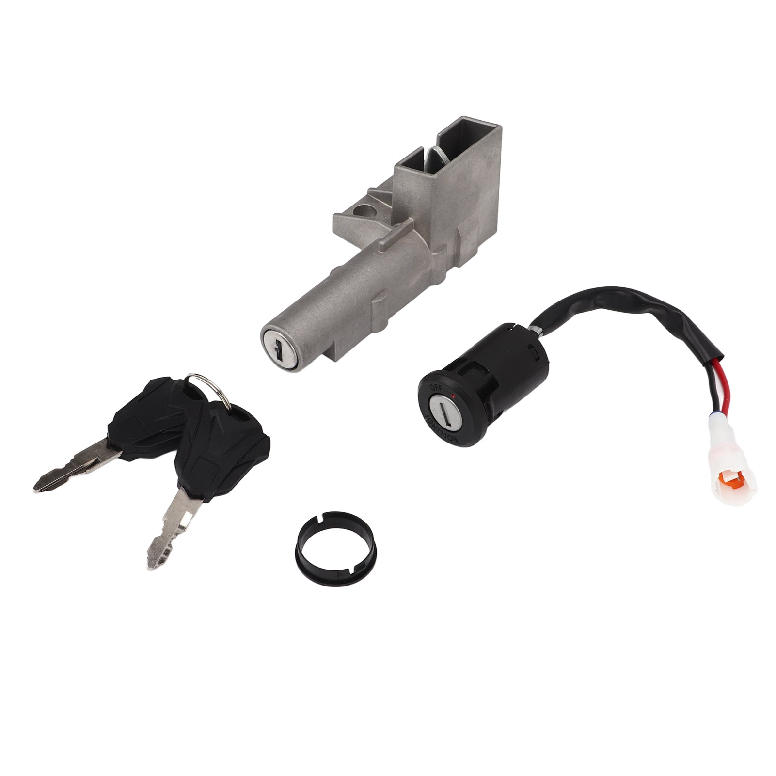 Ignition Lock Cylinder Set Lock Switch Assembly with 2 Key Replacement ...