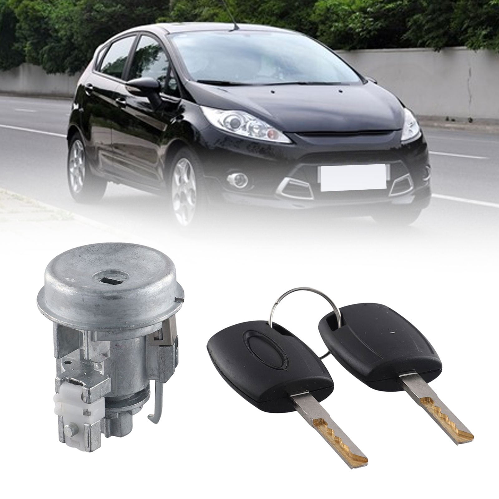 Ignition Lock Cylinder Switch w/2 Keys for Ford for Fiesta 2011-19 BE8Z ...