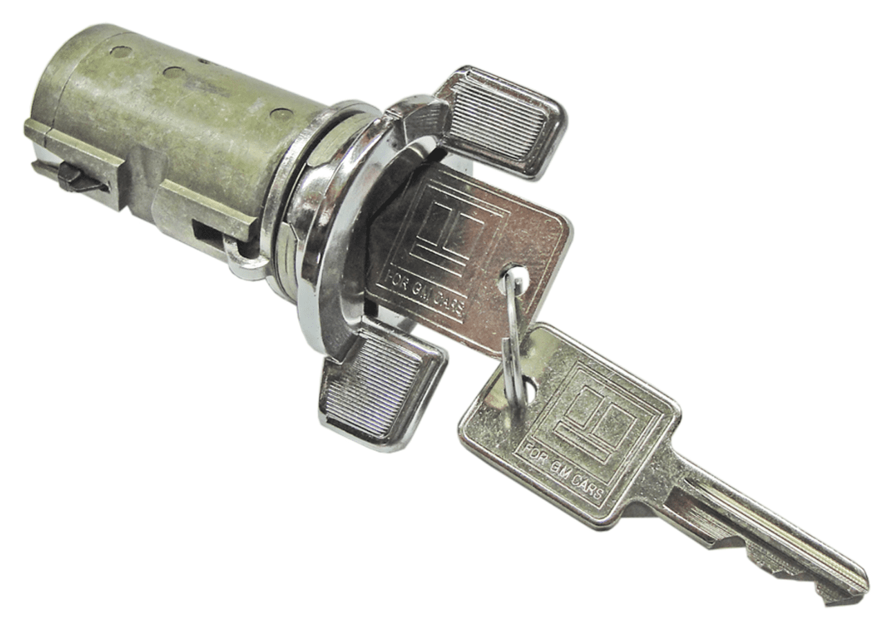 Ignition Lock Cylinder and Key Set 1979-1989 EL Camino & 1979-1981 Nova ...