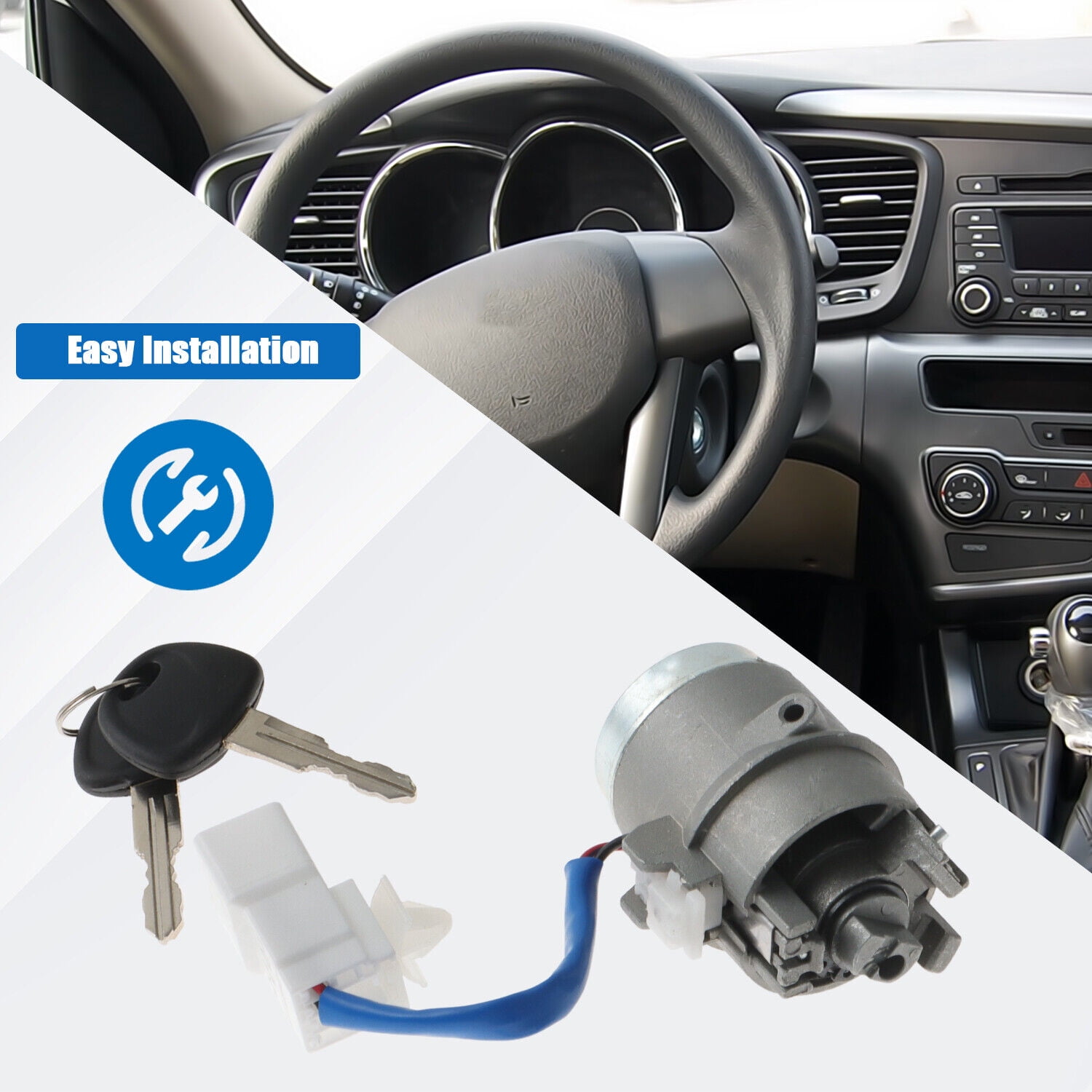 Ignition Lock and Key Switch Assembly for 2006 2007 2008 2009 Kia Rio ...