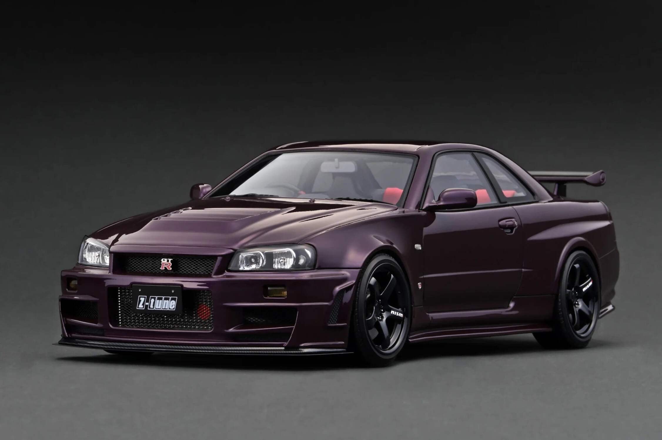 Ignition-Model Nissan Nismo GT-R R34 (BNR34) Z-tune RHD Midnight Purple ...