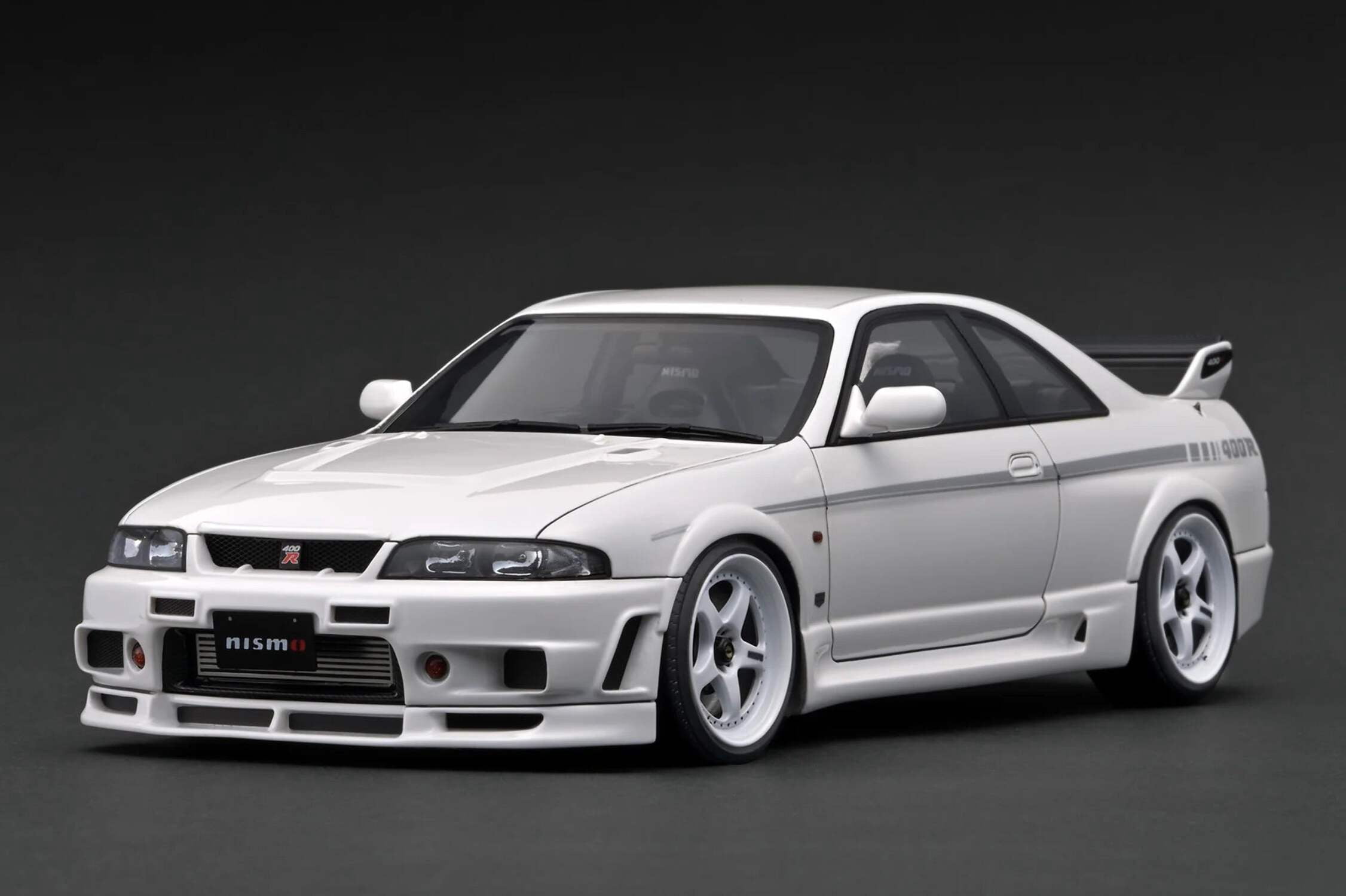 Ignition-Model Nissan Skyline GT-R 400r R33 (BCNR33) RHD White 1:18 ...