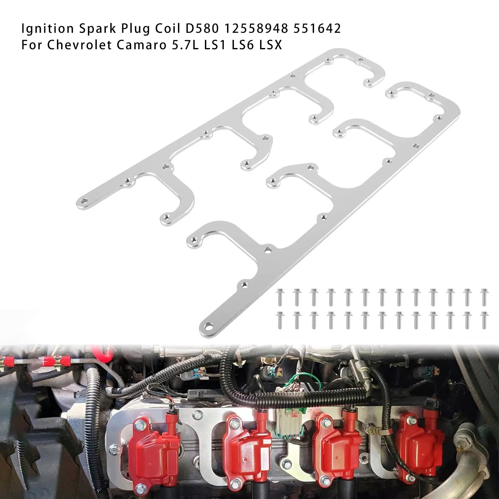 Ignition Spark Plug Coil D580 12558948 For LSX Chevrolet Camaro 5.7L ...