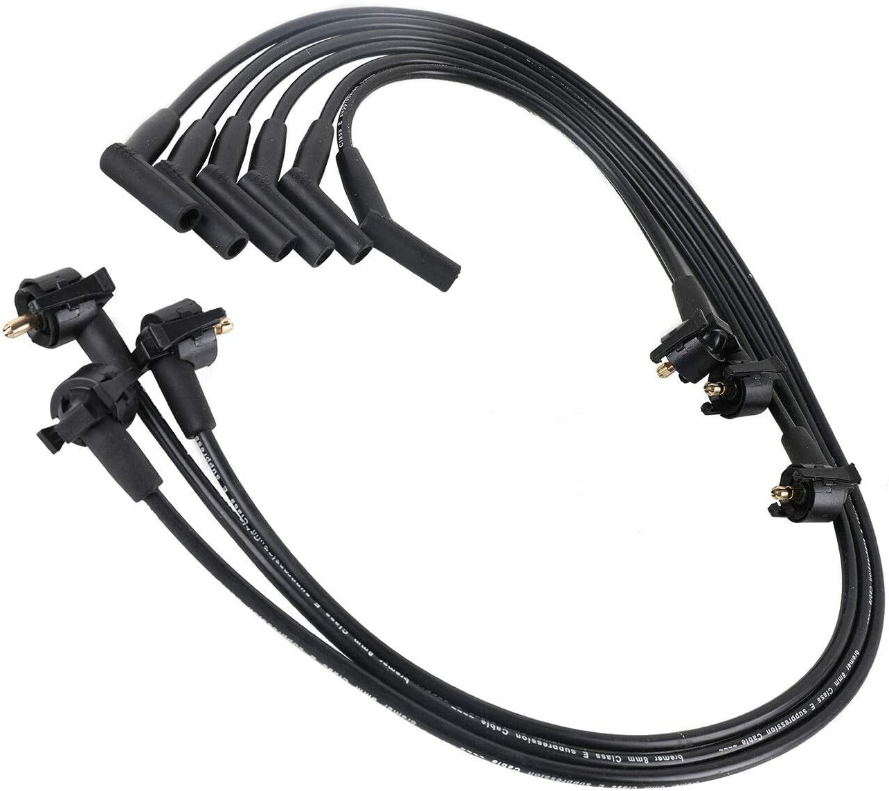 Ignition Spark Plug Wires 8mm (6PC Set) for 1999-2000 Ford Mustang V6 3 ...