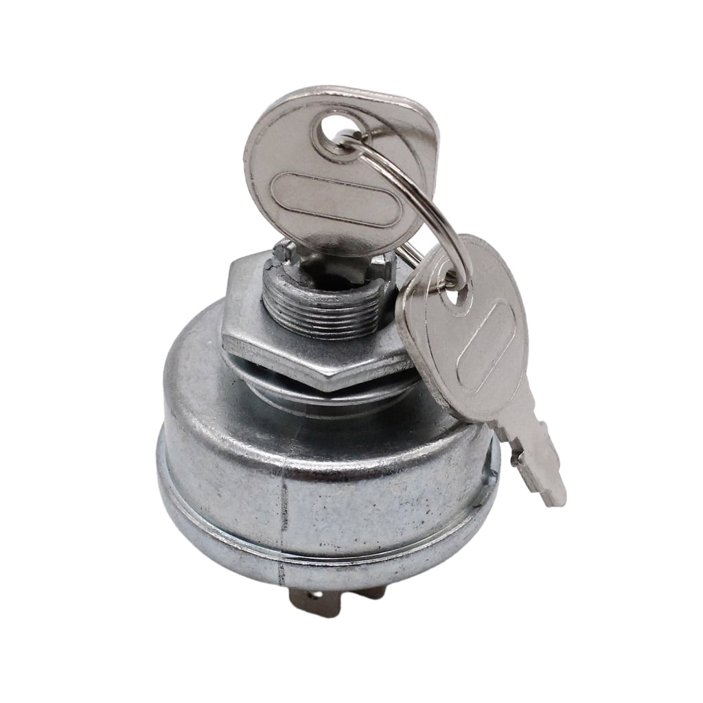 Ignition Starter Switch 5 Pin with 2 Keys for Tractor Mower Garden Tool ...