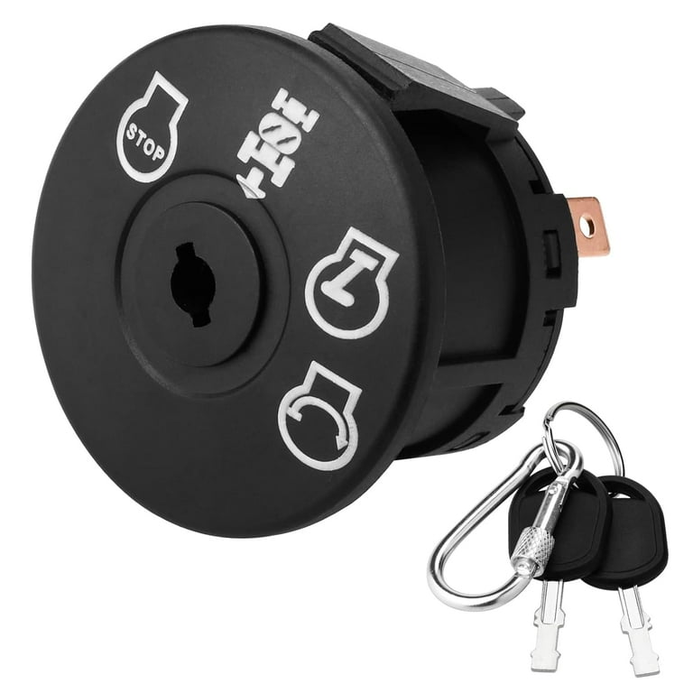 Ignition Switch 4 Position with Key for Craftsman Husqvarna AYP Sears Poulan Pro Riding Lawn Mower Tractor 193350 532193350