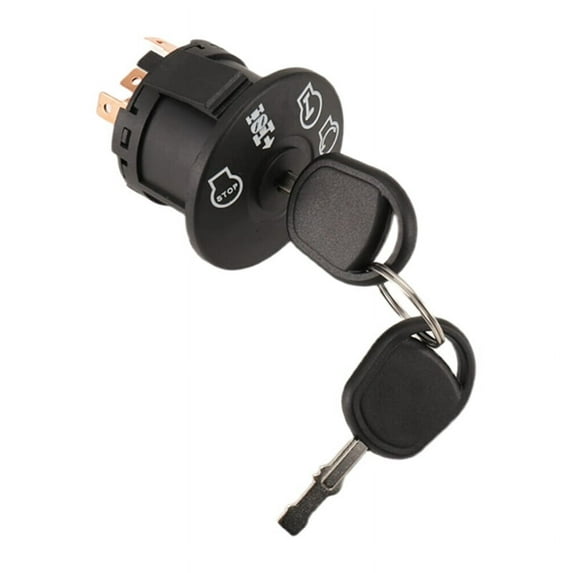 Ignition Switch 4 Position with Key for Riding Lawn Mower Tractor ...