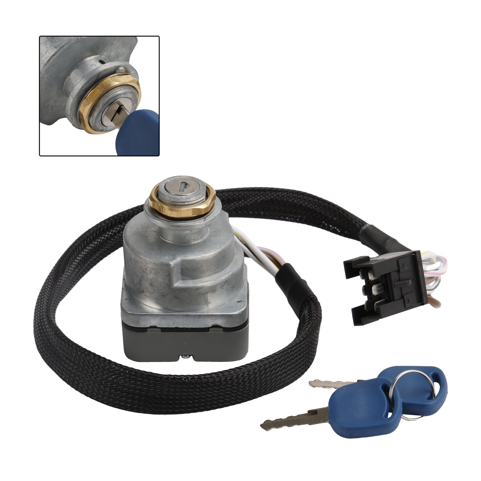 Ignition Switch 87561528 For New Holland TM165 TM175 TM190 TS90 TS100 ...