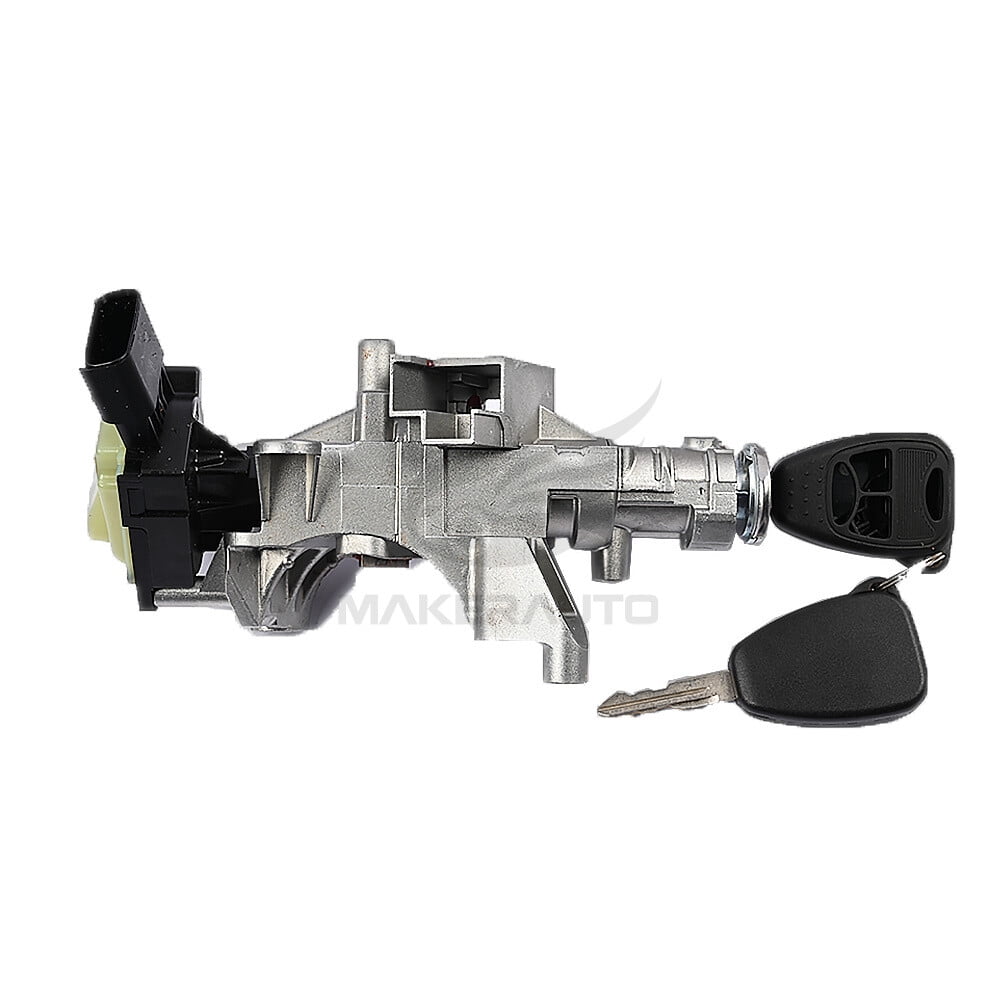 Ignition Switch Cylinder Housing W/2 Keys For Jeep Liberty & Wrangler ...