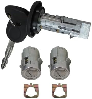 Ignition Switch Cylinder & Pair Front Door Cylinders for 2003-2006 ...