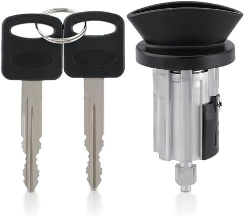 Ignition Switch Cylinder Tumbler 2 Keys Fits for Ford F250 F350 Super ...