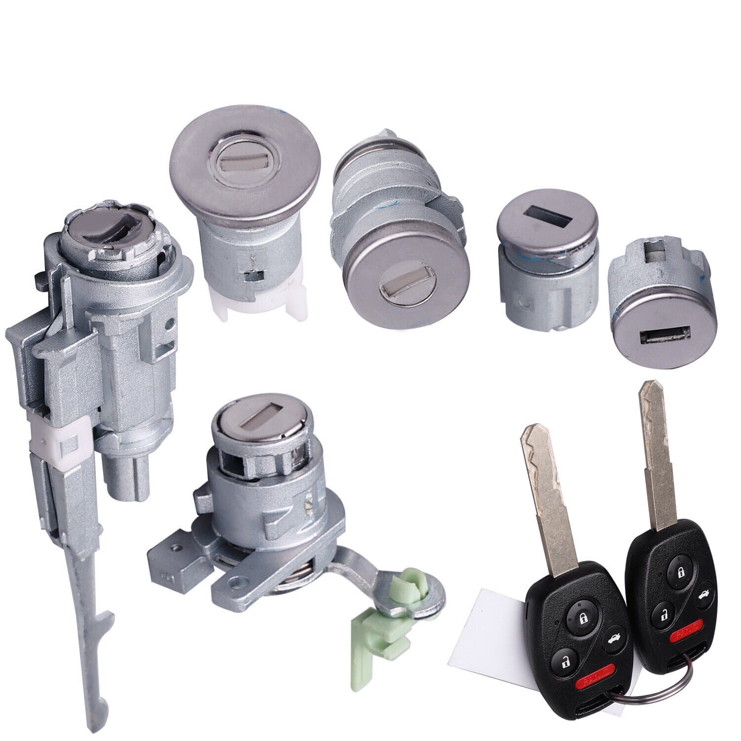 Honda Accord 2003-2007 Ignition, Door, Trunk Lock Cylinder & Remote Key ...