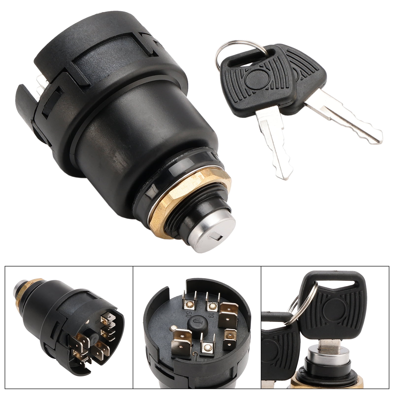 Ignition Switch Fits For YUCHAI Excavator 60 85 135 230-8 COBO Heavy ...