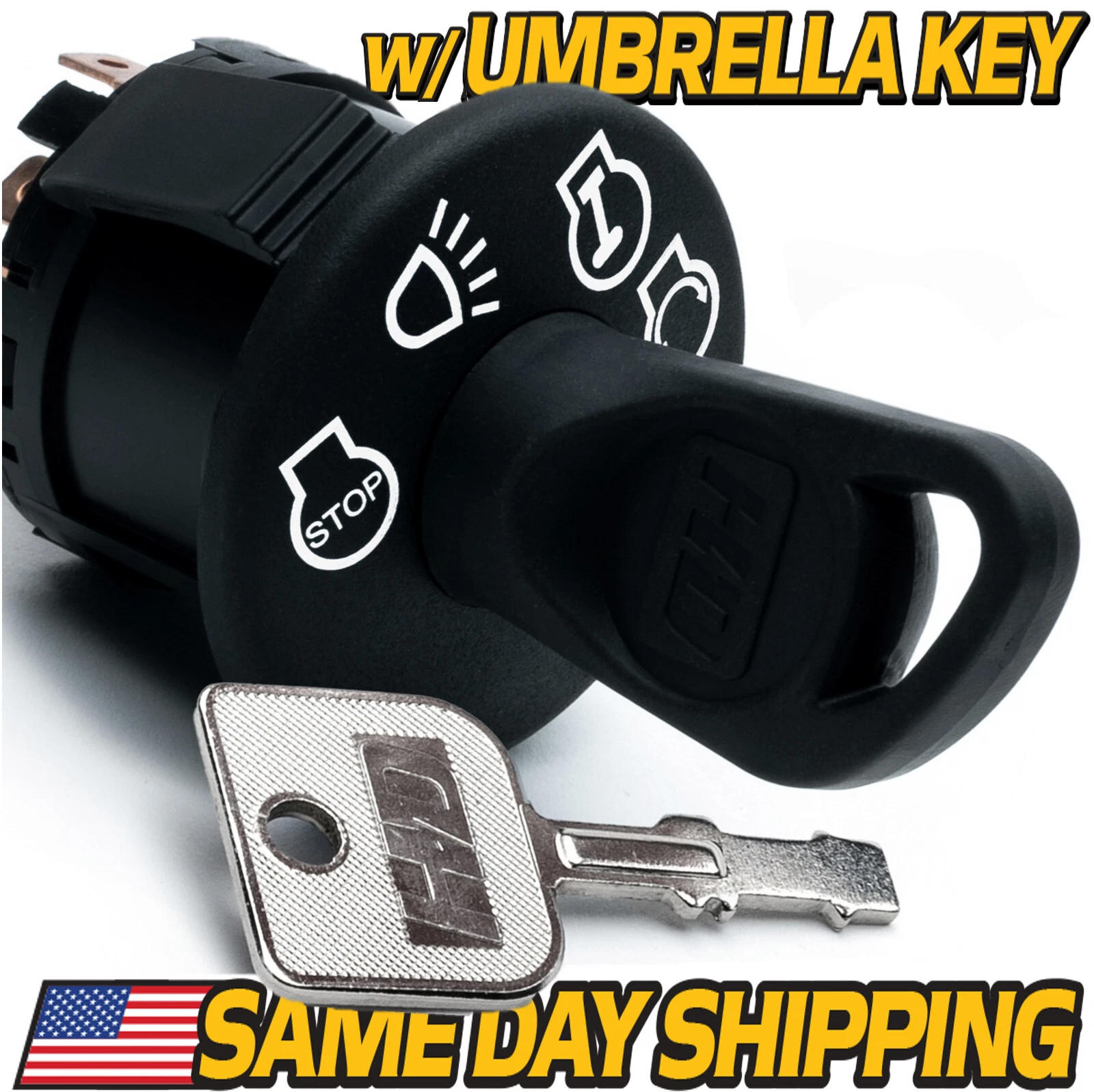 Ignition Switch Fits John Deere X300 & X500 Series W/Protective ...