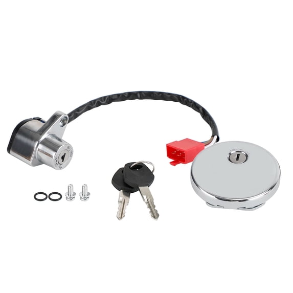 Ignition Switch & Fuel Tank Cap Fits For Kawasaki VULCAN 500 LTD 800 ...