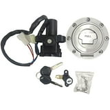 Ignition Switch+Gas Fuel Tank Cap+Seat Lock+Keys Compatible For Yamaha ...