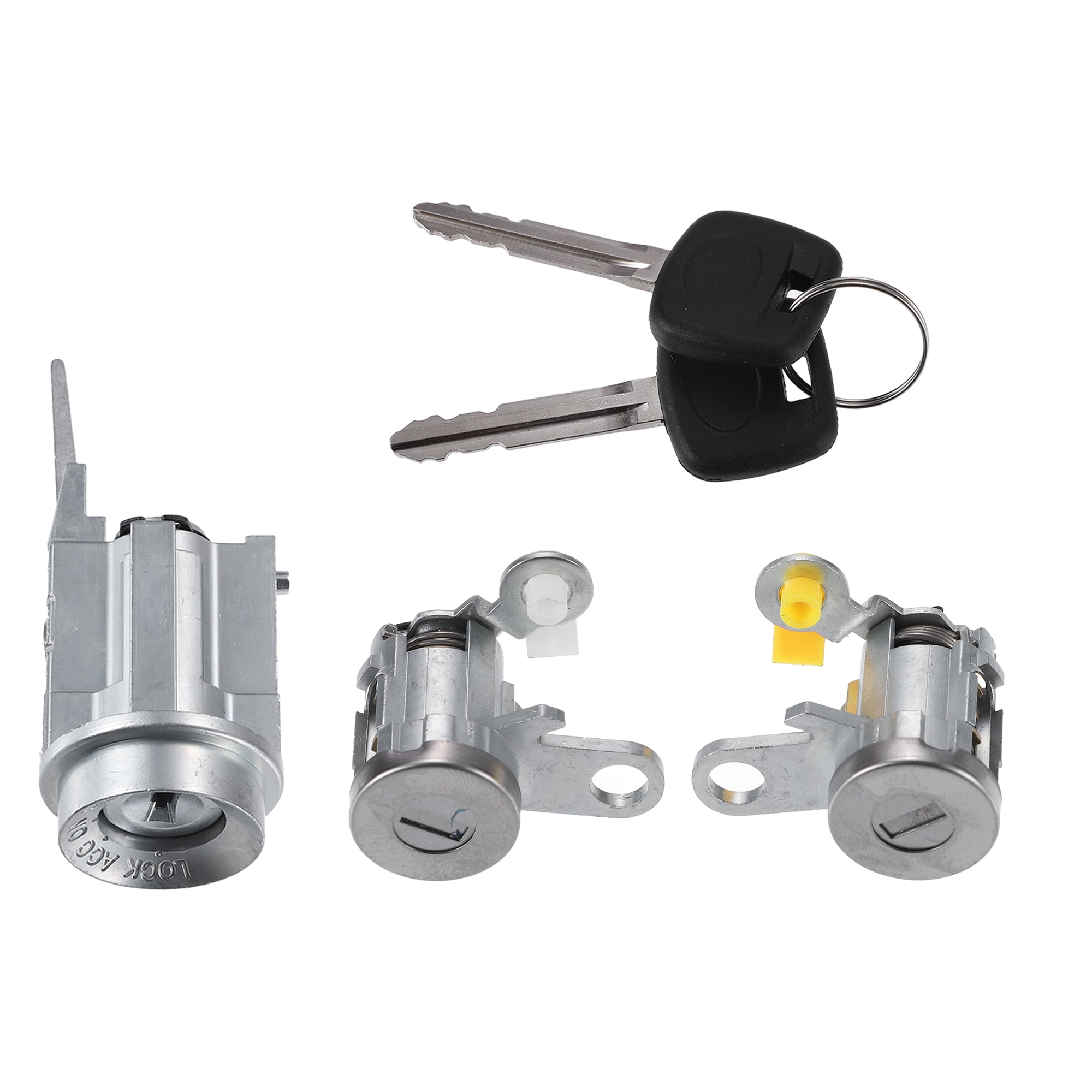 Ignition Switch Lock Cylinder Door Lock Cylinder Kit with 2 Keys No ...