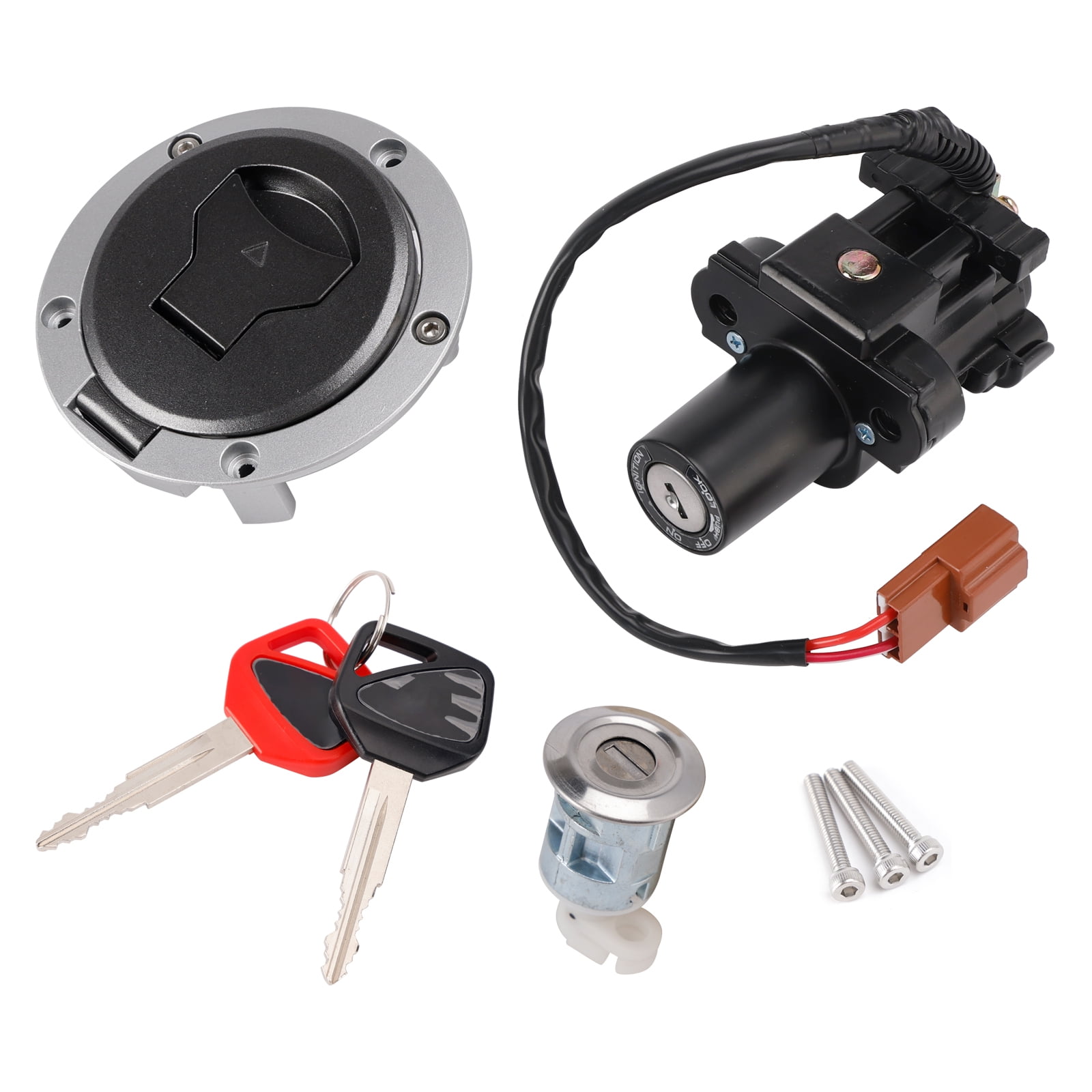 Ignition Switch Lock Set for Honda CBR650RA 11-25 CBR650R ABS Only Keys ...