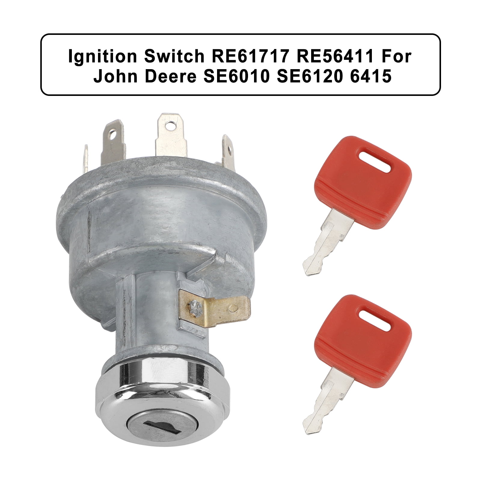 Ignition Switch RE61717 RE56411 For John Deere SE6010 SE6120 6415 ...