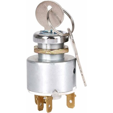 Blossomir Ignition Switch Universal 12V Engine Start Switch 3 Position ...