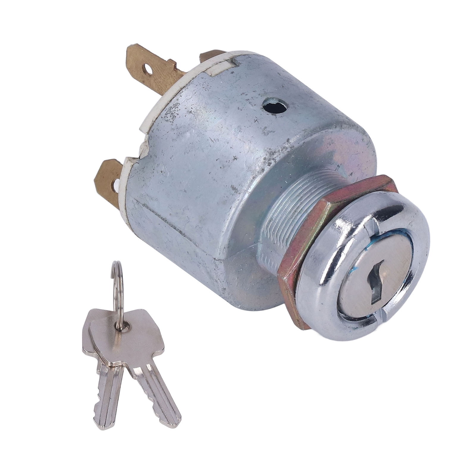 Ignition Switch Universal Starter 3 Terminal 3 Position with 2pcs Key ...