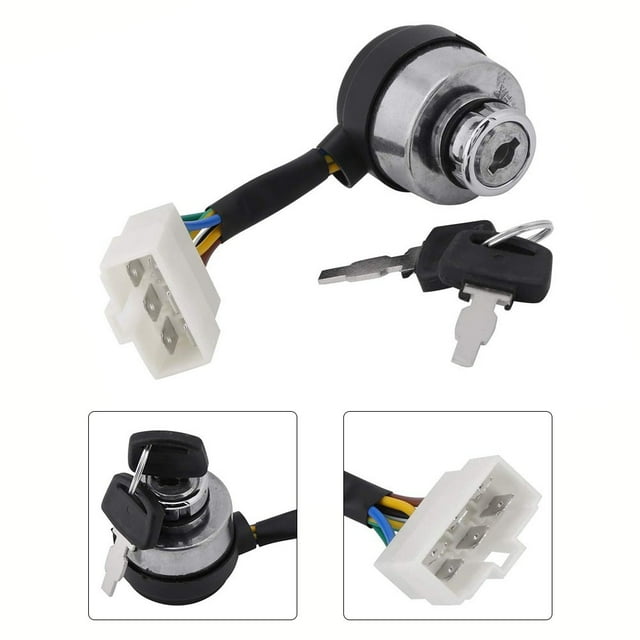 Ignition Switch for Electric Key Start Gas Generator Welder On Off 3 ...
