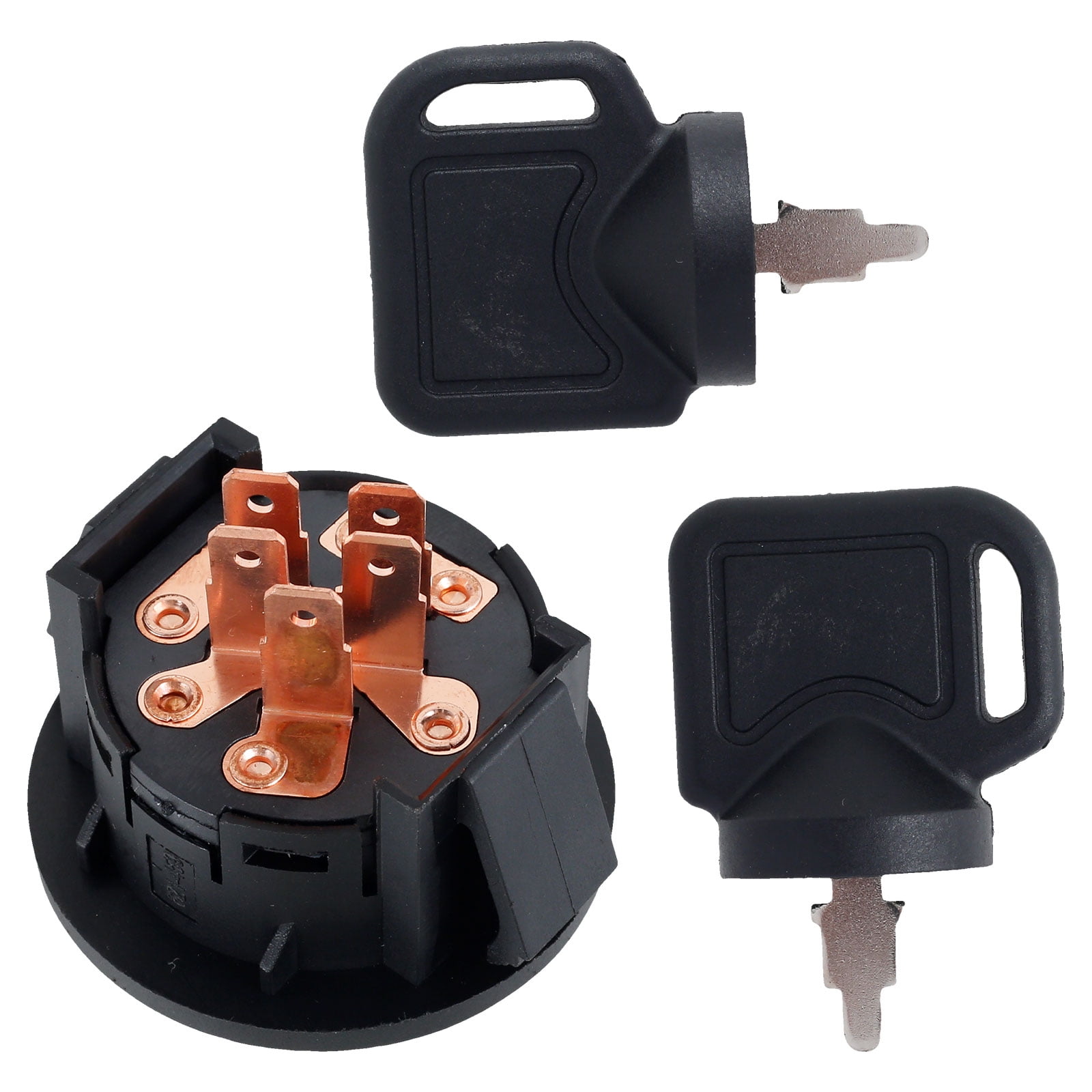 Ignition Switch with Key 3 Postion Engine Starter Switch Safe Ignition ...