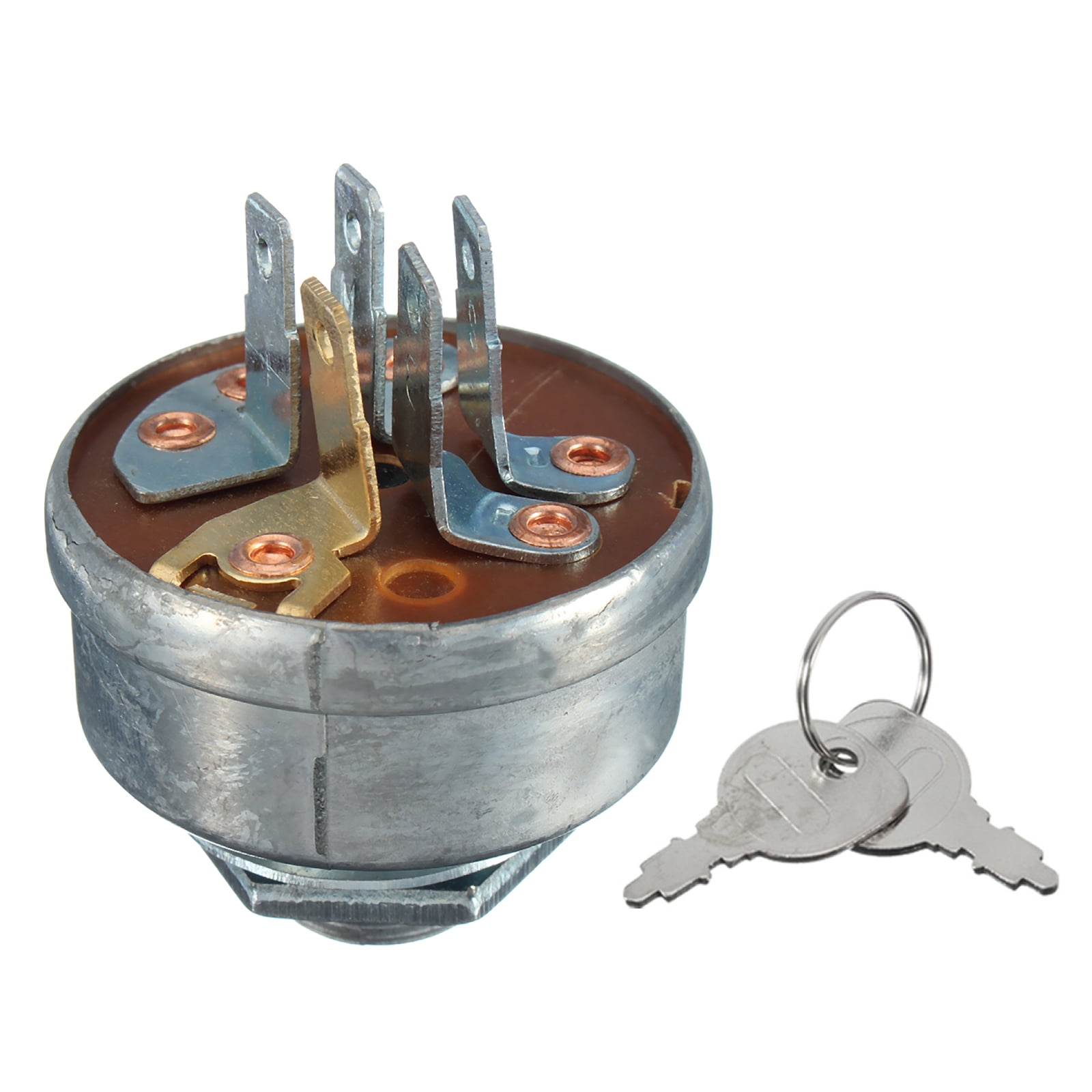 Ignition Switch with Key for MTD, Murray, Husqvarna Metal, 5 Pins ...