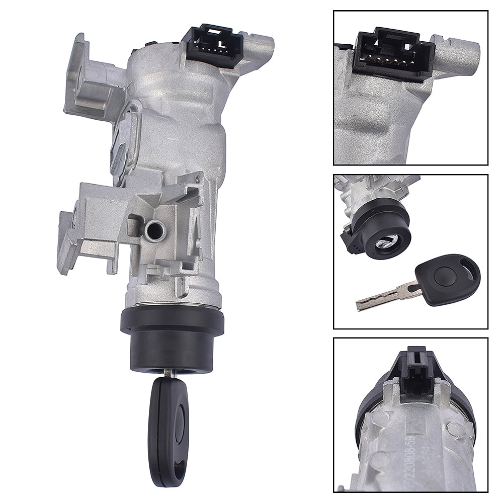 Ignition Switch with Lock Cylinder Key for VW Golf Jetta Rabbit Seat ...