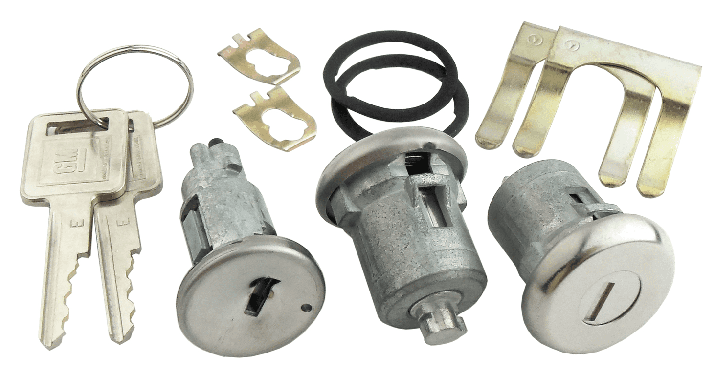 Ignition and Door Lock Set 1968 Oldsmobile 442 Cutlass and Buick ...