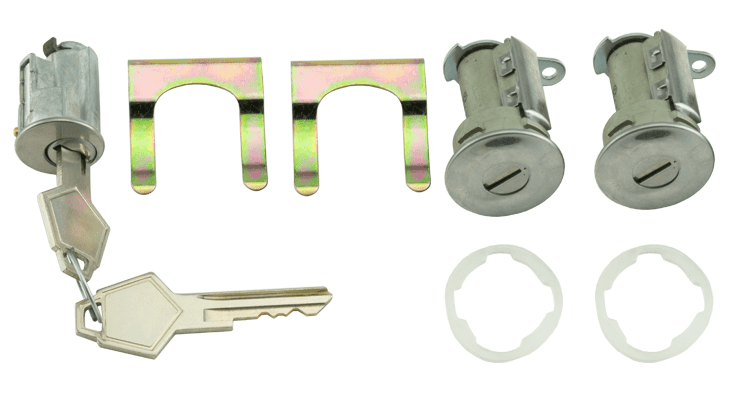 Ignition and Door Lock Set W/O Optics 1966-1968 Dart Charger Barracuda ...