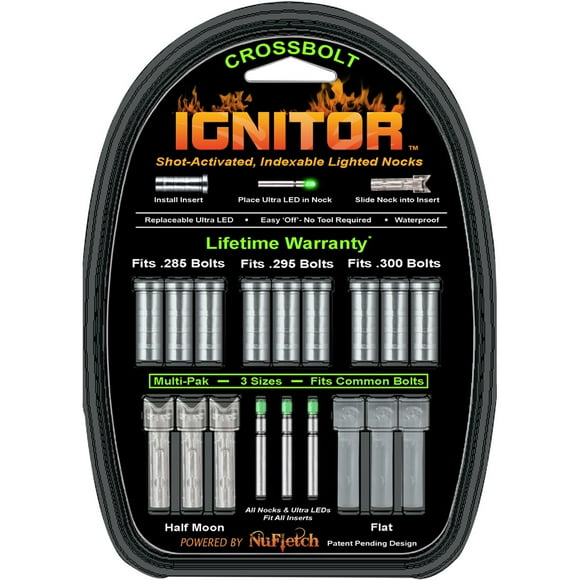 Lighted Nock Crossbow Bolt