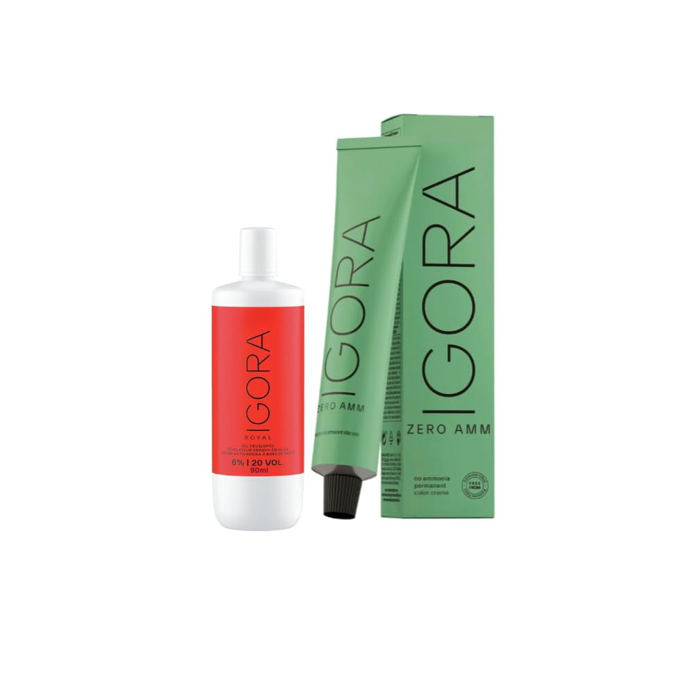IgoRa Schwarzkopf Combo Professional Zero Ammonia Permanent Color 60 ...