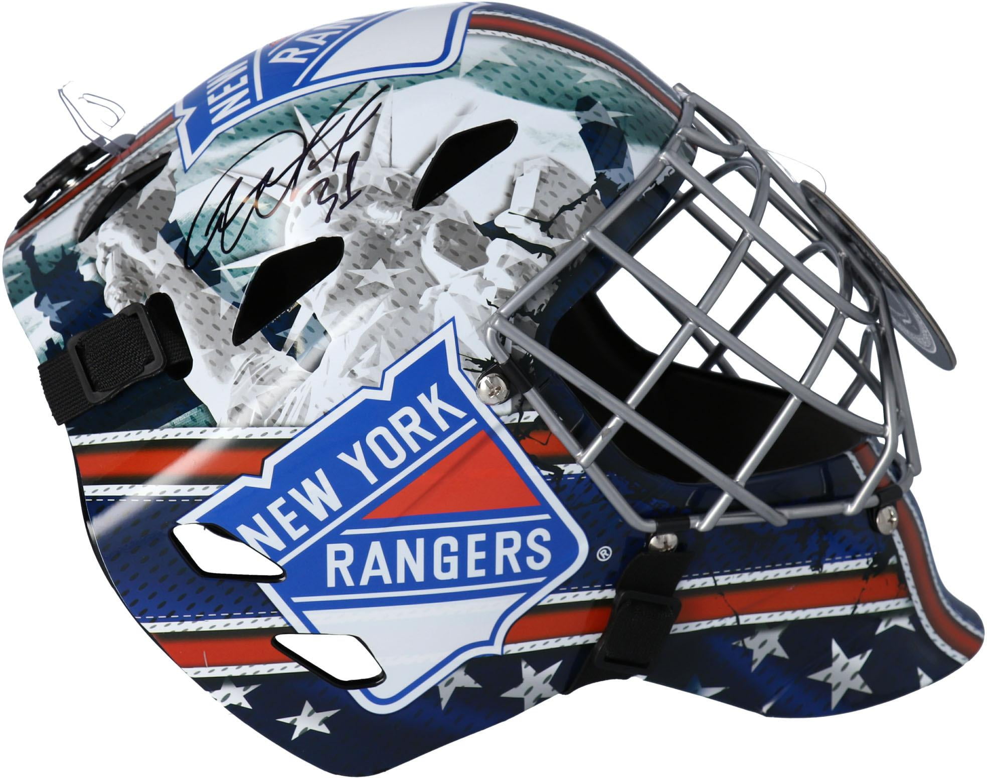Igor Shesterkin New York Rangers Autographed Replica Goalie Mask ...